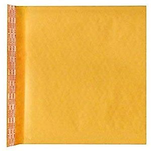 AM-Ink 200 Pcs #CD 7.25x8 Kraft Bubble Padded Envelopes Mailers Self Adhesive Shipping Bags, Fit CD,DVD Case