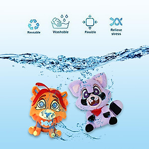 cioushi 2024 New Indigo Park Plush,11" Cute Raccoon Plush Toy, Soft Stuffed Animal Pillow for Home Kids' Bedroom Decor, Birthday Christmas Choice for Boys Girls (Purple)