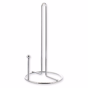 Countertop Paper Towel Holder for Kitchen, Stainless Steel Holder for Modern Home Décor (6 x 12 In)