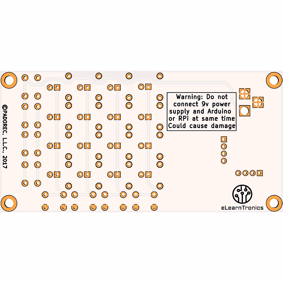 eLearnTronics Learn to Solder | Electronics Learning Board: Multiplexer | Practice Soldering & Learn Electronics Use with Arduino or Raspberry Pi