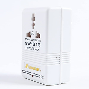 110V to 220V 100W Voltage Converter Travel Adapter, Power Converter AC 110V to 220V Step-Up & Down Voltage Converter Transformer