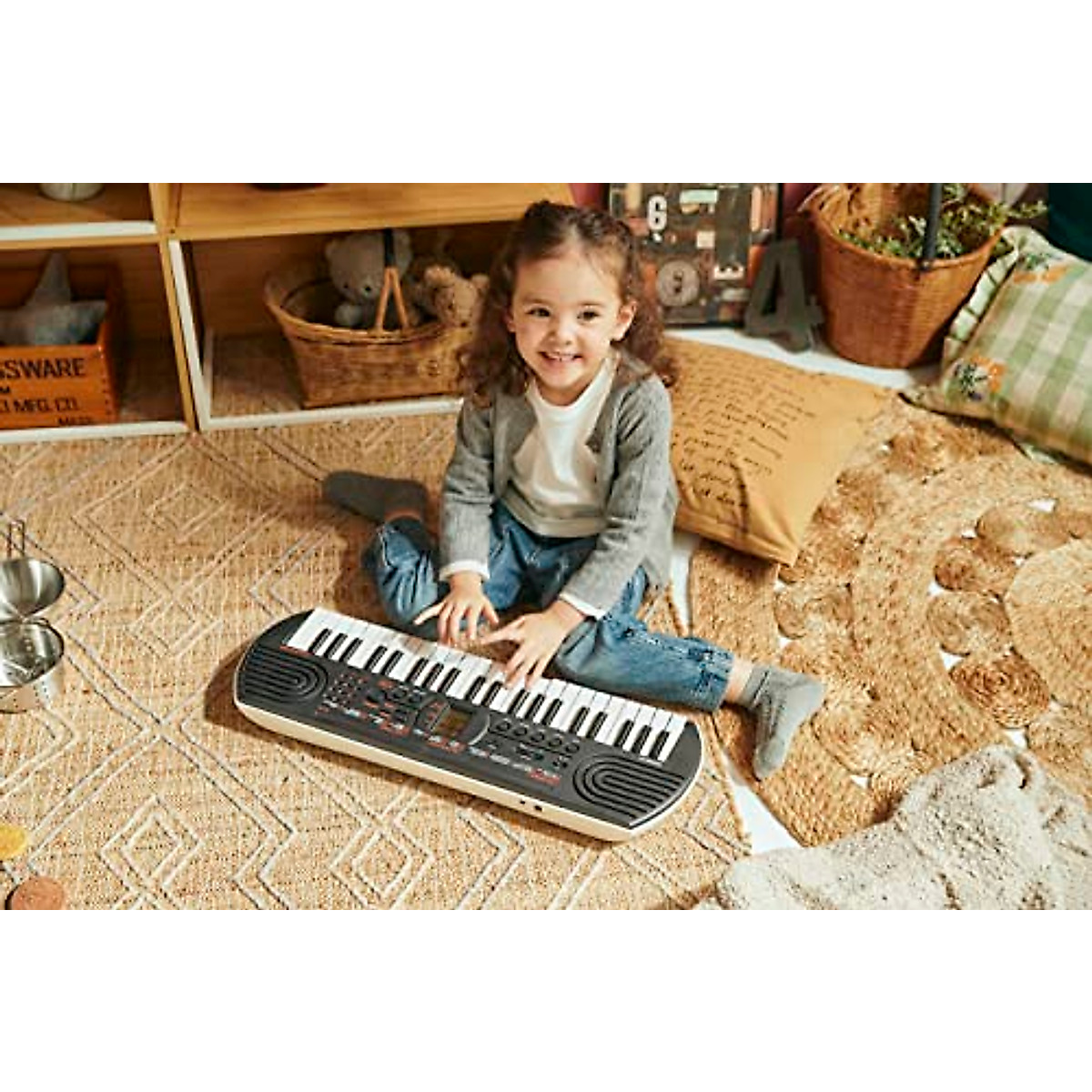 Casio Casiotone SA-81 44-Key Portable Keyboard with Mini Keys