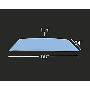 Curve Medium-Soft Mattress Sag Support Insert | for Sags Up to 1” deep | Mattress Saver | Extend The Life of Your Mattress | 1.5" D x 24" W x 60" L | Made in USA