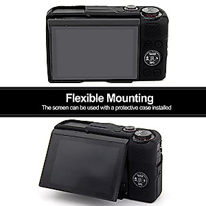 Easy Hood G7X Mark II Case G7X Mark III Case G7X Camera Silicone Case,Soft Silicone Protective Cover for Canon Powershot G7X Mark III DSLR Camera(Black)