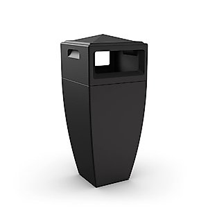 Mayne 8841-B Kobi Trash Can, Black