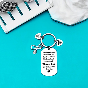 Xiahuyu CNA Gifts Keychain Certified Nursing Assistant Gifts CNA Employee Appreciation Gifts CNA Week Gifts Christmas Birthday Leaving Retirement Thank You Gifts for CNA Nurse