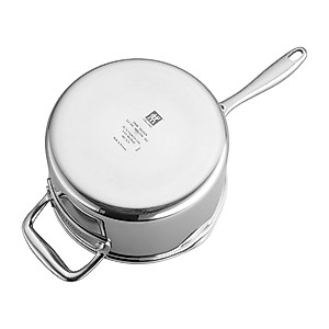 ZWILLING Clad CFX 4-qt Stainless Steel Ceramic Nonstick Saucepan