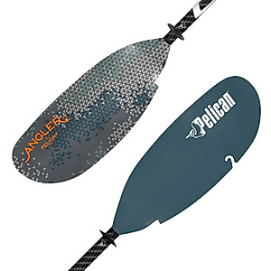 Pelican The Catch Kayak Paddle - Adjustable Fiberglass Shaft with Nylon Blades - Lightweight and Adjustable Perfect for Kayak Fishing - 98.5 in - Artic Blue