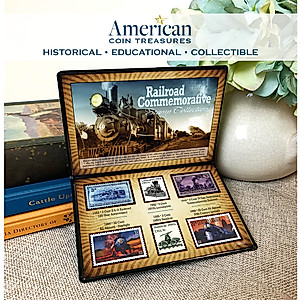 American Coin Treasures Railroad Commemorative Stamp Collection