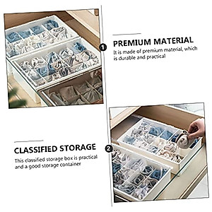 TIDTALEO 1pc Box Storage Box Storage Drawers for Clothes Plastic Storage Containers for Clothes Wall Mounted Drawers Sock Drawer Divider Socks Storage Container Clothes Storage Drawers Pp