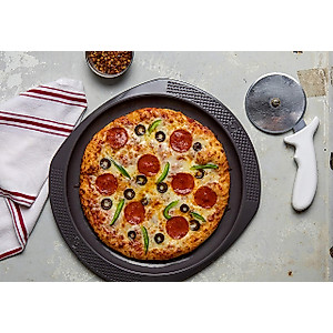 SAVEUR SELECTS 12-Inch Pizza Pan, Non-stick, Warp-resistant Carbon Steel, Dishwasher Safe, Artisan Bakeware Series