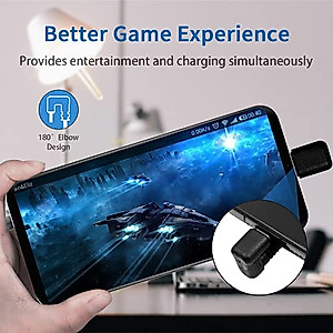 Poyiccot USB C Cable, 180 Degree U Shape USB C to USB C Cable, Type C Charging Cable Fast Charge for MacBook Pro 2020, 2ft/60cm