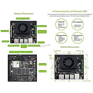 Alternative Solution for Jetson Xavier NX Developer Kit Directly Insert into Jetson Xavier NX Module Carrier Board Only @XYGStudy (Jetson-IO-Base-B)