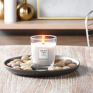 Nature's Wick Smoked Vanilla Scented Candle, 10 ounces