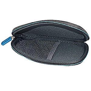 Learsoon Zipper Storage Case Cover Bag Pouch Compatible Bose QC20 QC20i QuietComfort 20 Headphones (Black)