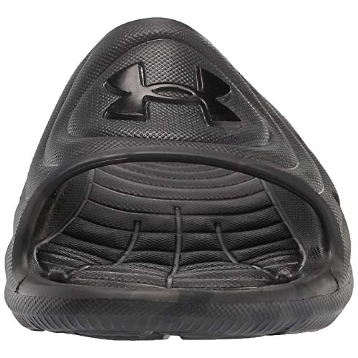 Under Armour Men's Locker Camo, Black (002)/Jet Gray, 8 M US