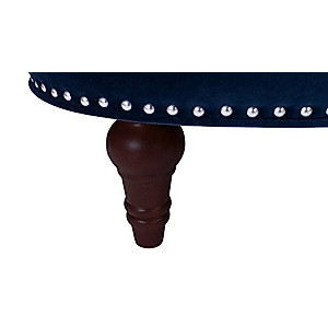 Jennifer Taylor Home Ariana, Sofa, Navy Blue Velvet