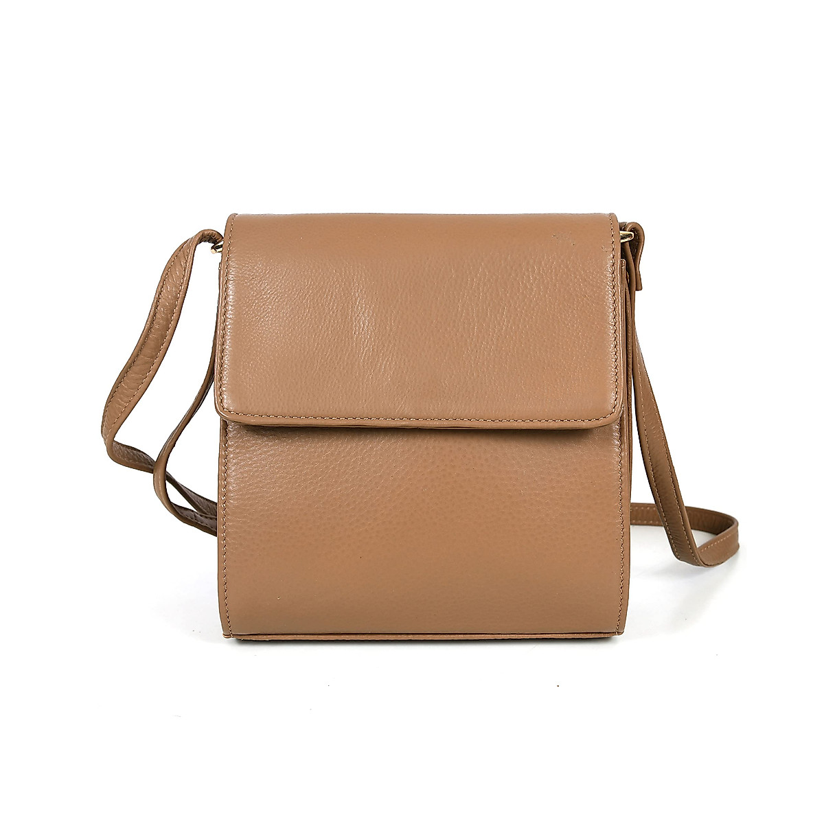 Leather Crossbody Purse for Kids Women Leather Roomy Bag by Aaron Leather Goods (Juárez)