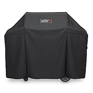 Weber Genesis II 300 Series Premium Grill Cover, Heavy Duty and Waterproof, Fits Grill Widths Up To 59 Inches