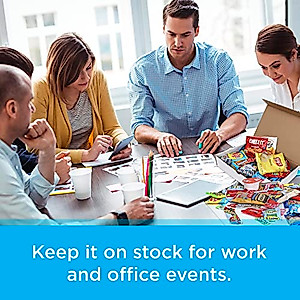 Snack Box Variety Pack Care Package (60 Count) Kids, Teens, Adults, Men, Women, College Student, Christmas Gift Basket Snackbox, Office Sampler, Stocking Stuffers, Candy Food Cookies Chips Arrangement, Sweet Gifting