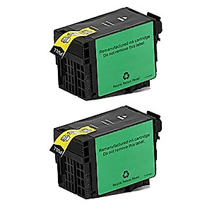 SuppliesMAX Remanufactured Replacement for WF-3620/3640/7110/7210/7610/7620/7710/7720 Black High Yield Inkjet (2/PK-1100 Page Yield) (NO. 252XL) (T252XL120-S-D1)