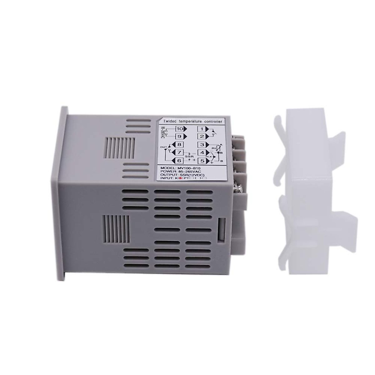 Twidec/ MV100-B10 Digital Display PID Temperature Controllers and Waterproof Dustproof IP67 Junction Box ABS Plastic Electrical Project Box