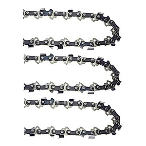 Dunhil 10 inch Chainsaw Chains 3/8 LP .043 Inch 40 Drive Links for Craftsman Cub Cadet Ryobi（Pack of 3）