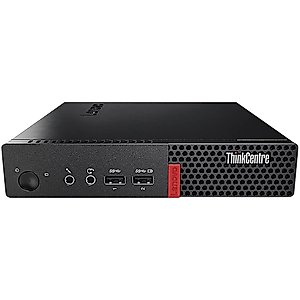 Lenovo ThinkCentre M910q Desktop Computer Mini PC, Quad Core i5-6500T up to 3.1GHz,32GB DDR4 RAM,New 512GB NVMe M.2 SSD,WiFi BT,Wireless Keyboard and Mouse,Windows 10 Pro (Renewed)