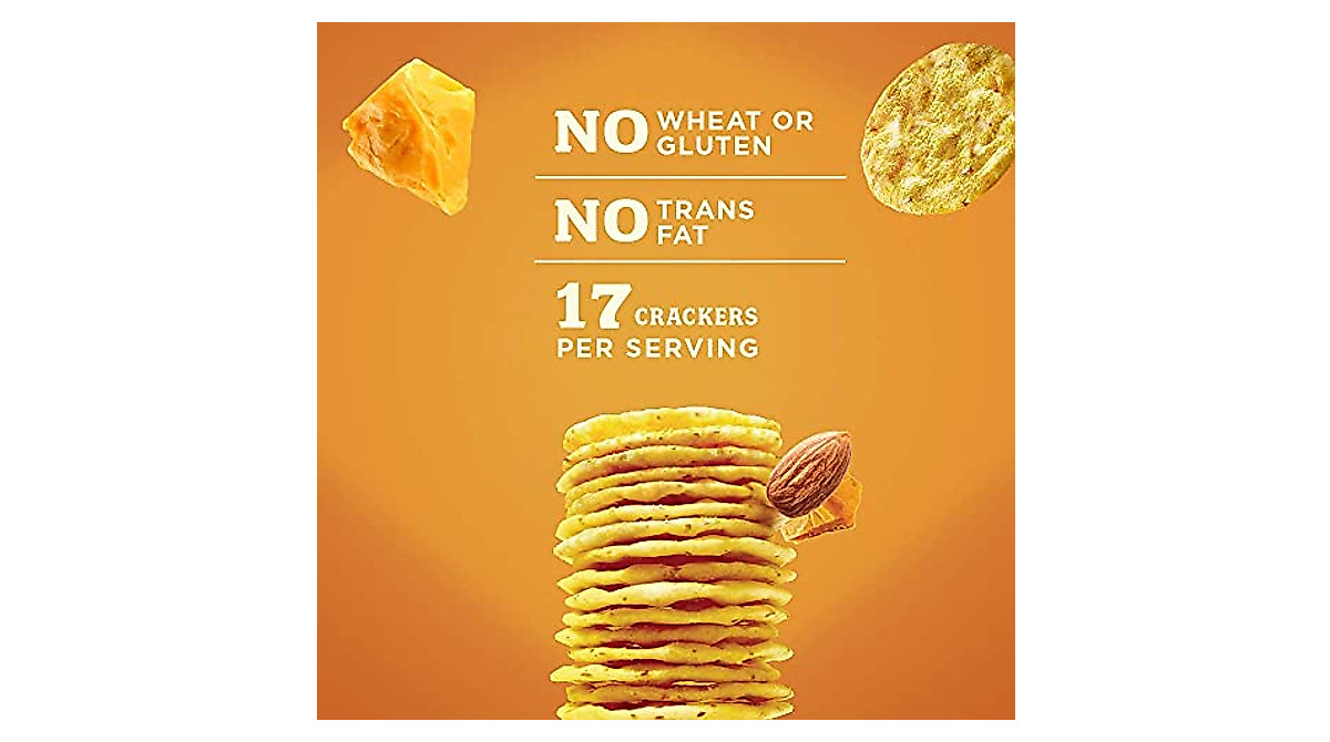 Blue Diamond Almonds Nut-Thins Gluten-Free Cheddar Crackers