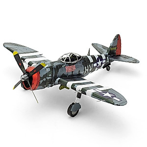 Metal Earth P-47 Thunderbolt 3D Metal Model Kit Fascinations