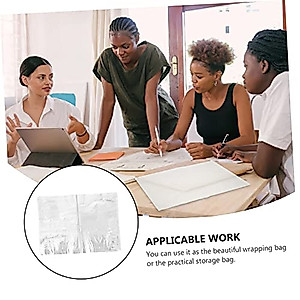 NAMOARLY 100pcs Heat Shrink Plastic Bag Vaccum Seal Bags Shrink Bags Candy Basket Clear Heat Seal Bag Candy Bar Wrappers Heat Shrink Film Vacuum Sealing Bags Vacuum Seal Bags PVC