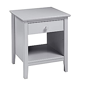 Simplicity Nightstand, Dove Gray
