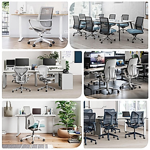 Bell Glides Replacement Office Chair Swivel Caster Wheels to Fixed Stationary Castors, Felt Pads with Anti-Slip Rubber Suit for Tile, Carpets and Hardwood Floors, Chair Feet Wheel Stopper 5pcs