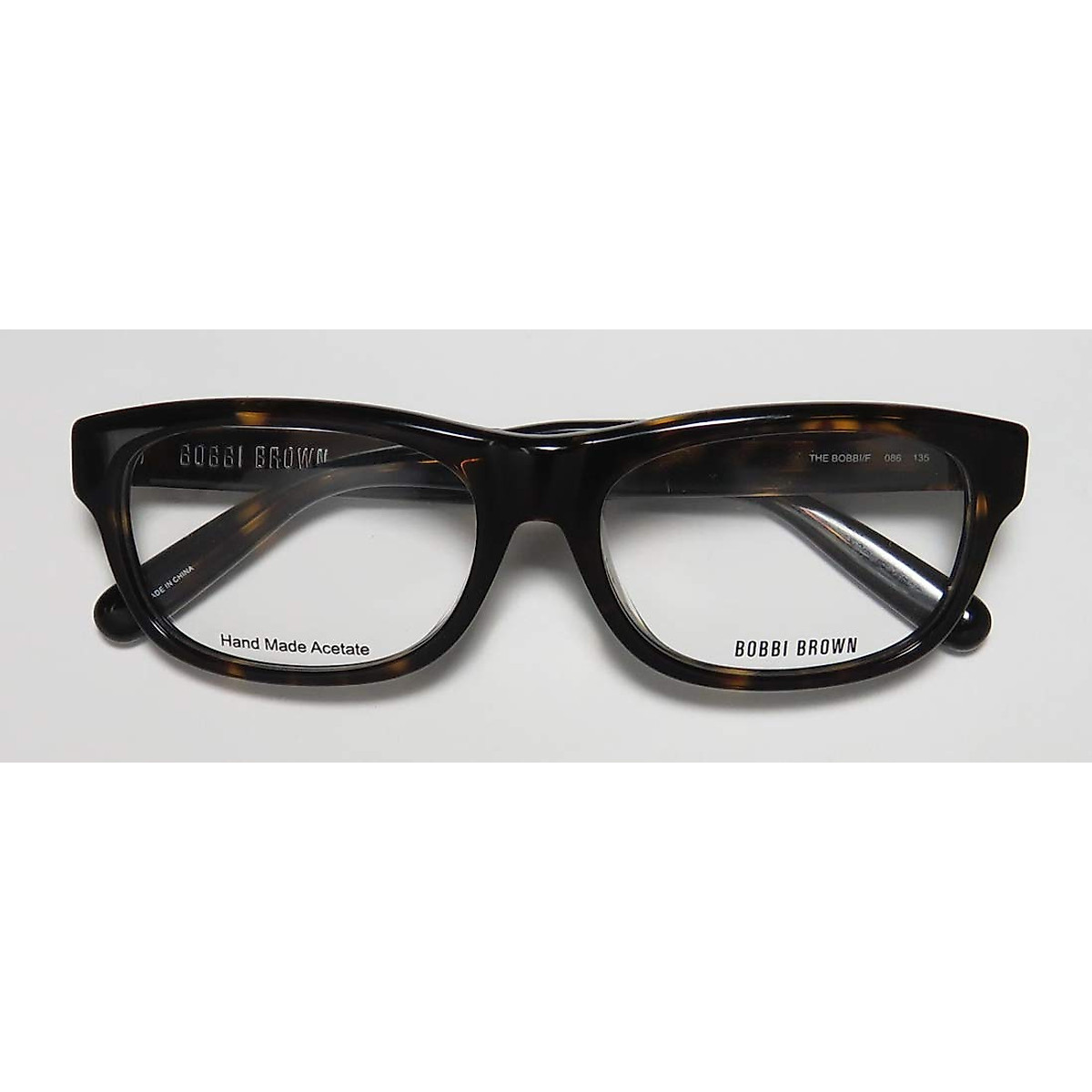 Bobbi Brown The Bobbi Womens/Ladies Rectangular Full-rim Brand Name Glamorous In Style Eyeglasses/Eyeglass Frame (54-16-135, Tortoise)