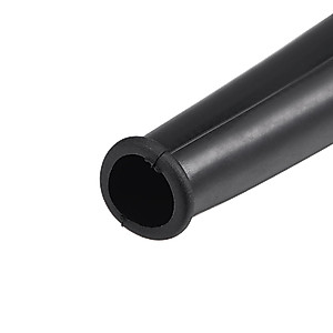 uxcell Cord Boot Protector Cable Sleeve Hose Rubber 69mm Length Black 10 Pcs