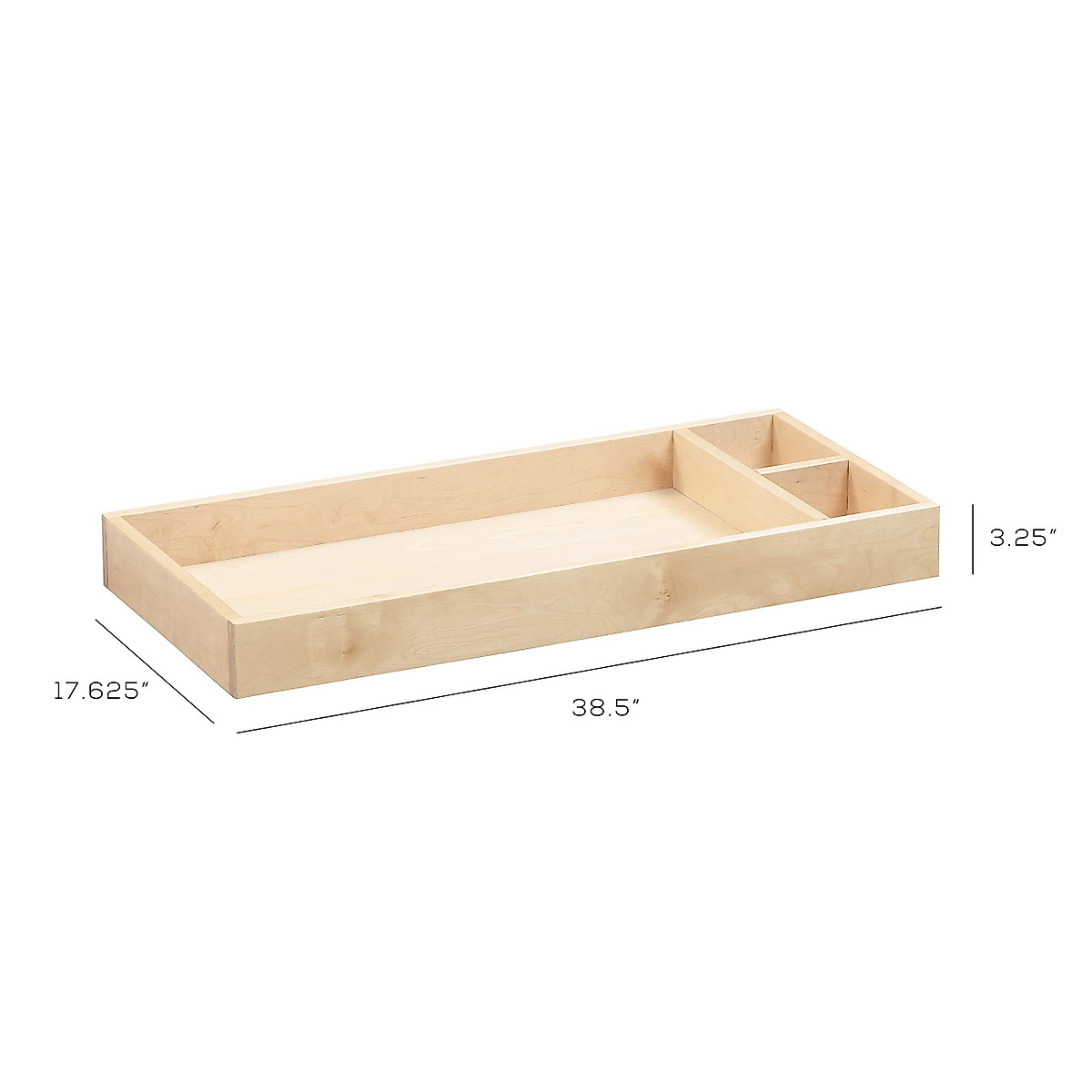 Ubabub Removable Changer Tray for Nifty in Natural Birch