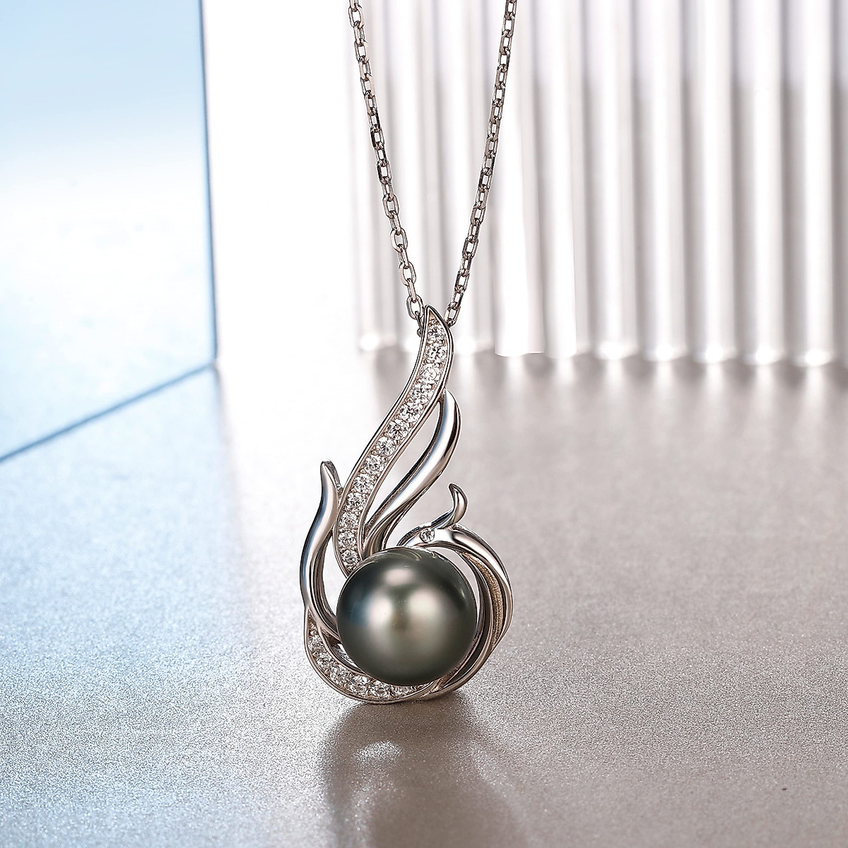 Nonnyl Gifts for Women- Pearl Necklaces Real Pearl Pendant, Christmas Gifts for Wife Mom Girlfriend, Anniversary Valentine's Day Mothers Day Gifts Birthday Fine Jewelry Gifts for Her, 18K Gold Plated