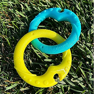 Nylabone Power Play Puppy Tug-a-Ball - Puppy Tug Toy - Interactive Puppy Enrichment Toys - Puppy Must Haves (1 Count)