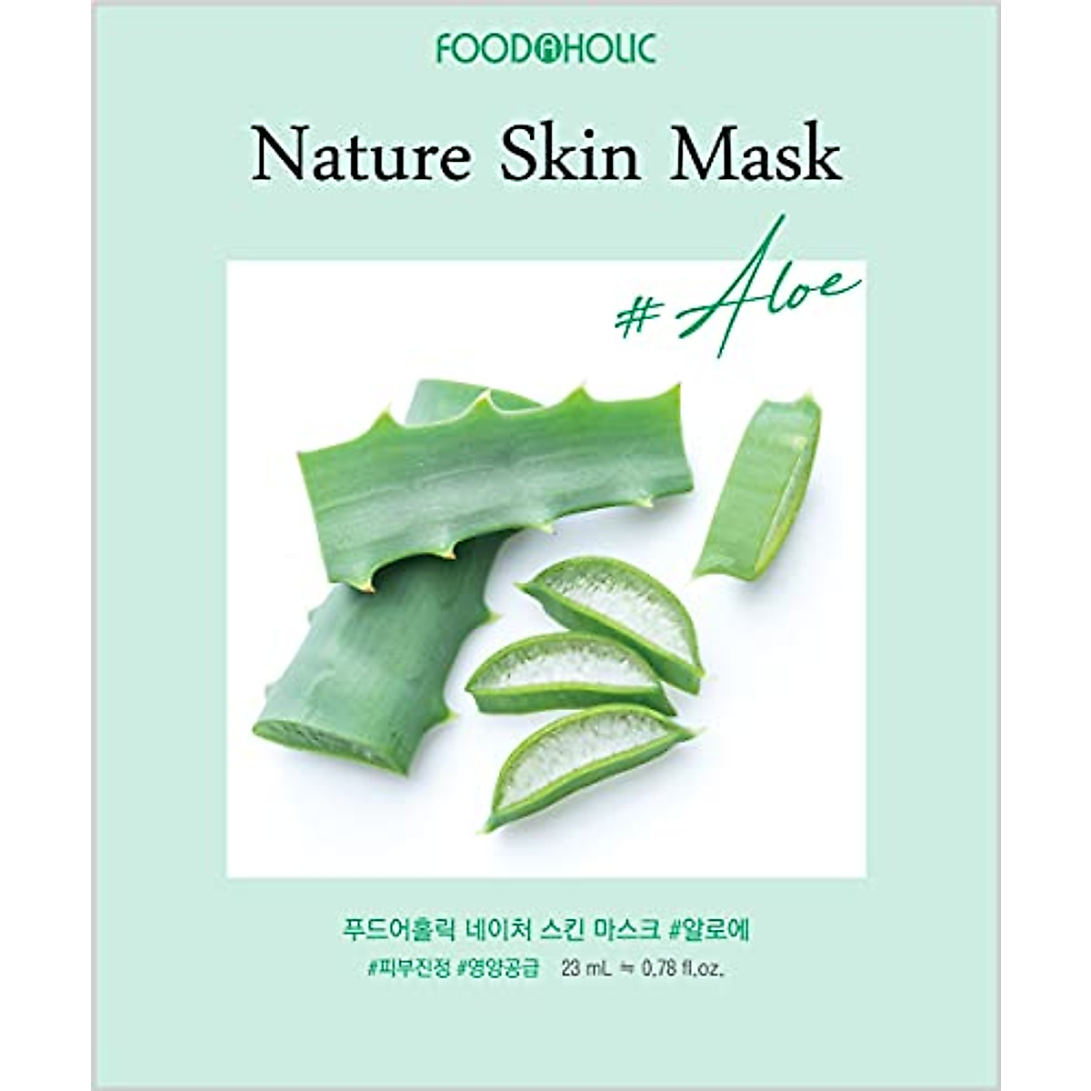 [ Nature Skin ] 100 Combo Pack Face Sheet Mask, Nude Sheet with Release Paper, Premium Quality Korean Facial Sheet Mask (10 x 10 Types : Aloe, Blueberry, Collagen, Cucumber, Green-Tea, Pearl, Rose, Royal-Jelly, Tea-Tree, Vitamin) FOODAHOLIC