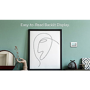 Honeywell Home RTH7560E 7-Day Flexible Programmable Thermostat-Extra-Large Backlit Display, White