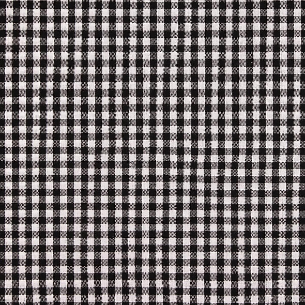 Black & White Gingham Homespun Cotton Fabric (1 Yard) – Printed Sewing Fabric by The Yard – Very Lightweight Precut Fabric for Sewing Clothes, Homeware, & Other Accessories – DIY Craft Fabric