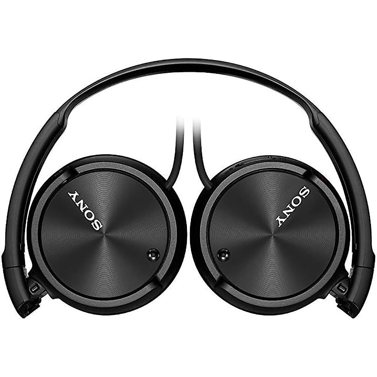 Sony MDR-ZX110NC Extra Bass Noise-Cancelling Headphones with Neodymium Magnets & 30mm Drivers, Black (Renewed)