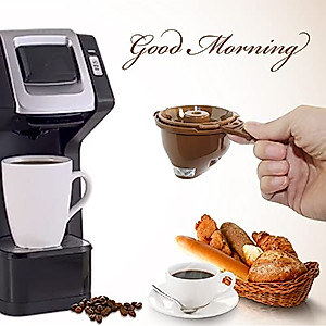 2-Pack Single Serve Ground coffee Brew Basket for Hamiltion FlexBrew Coffee Maker Models 49974 49975 49976 49979 49957 49954 49947 49940 49950 49966 49968 Filter Part, Brown