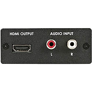 StarTech.com Component (YPbPr) / VGA to HDMI Converter with Audio - PC to HDMI - Resolutions up to 1080p (HDTV) and 1920 x 1200 (PC) (VGA2HD2) Black