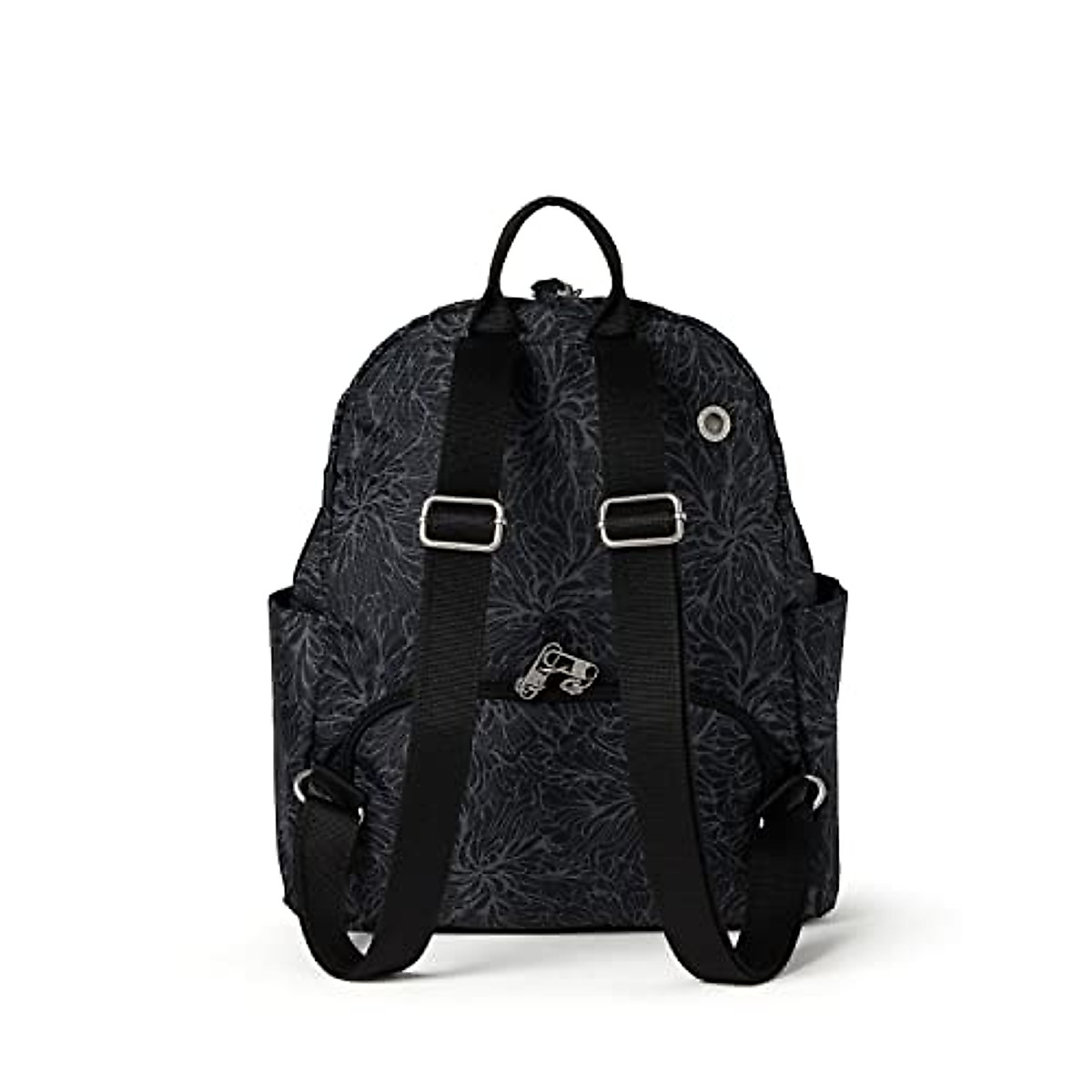 Baggallini Women's Anti-Theft Vacation Backpack, Midnight Blossom, One Size