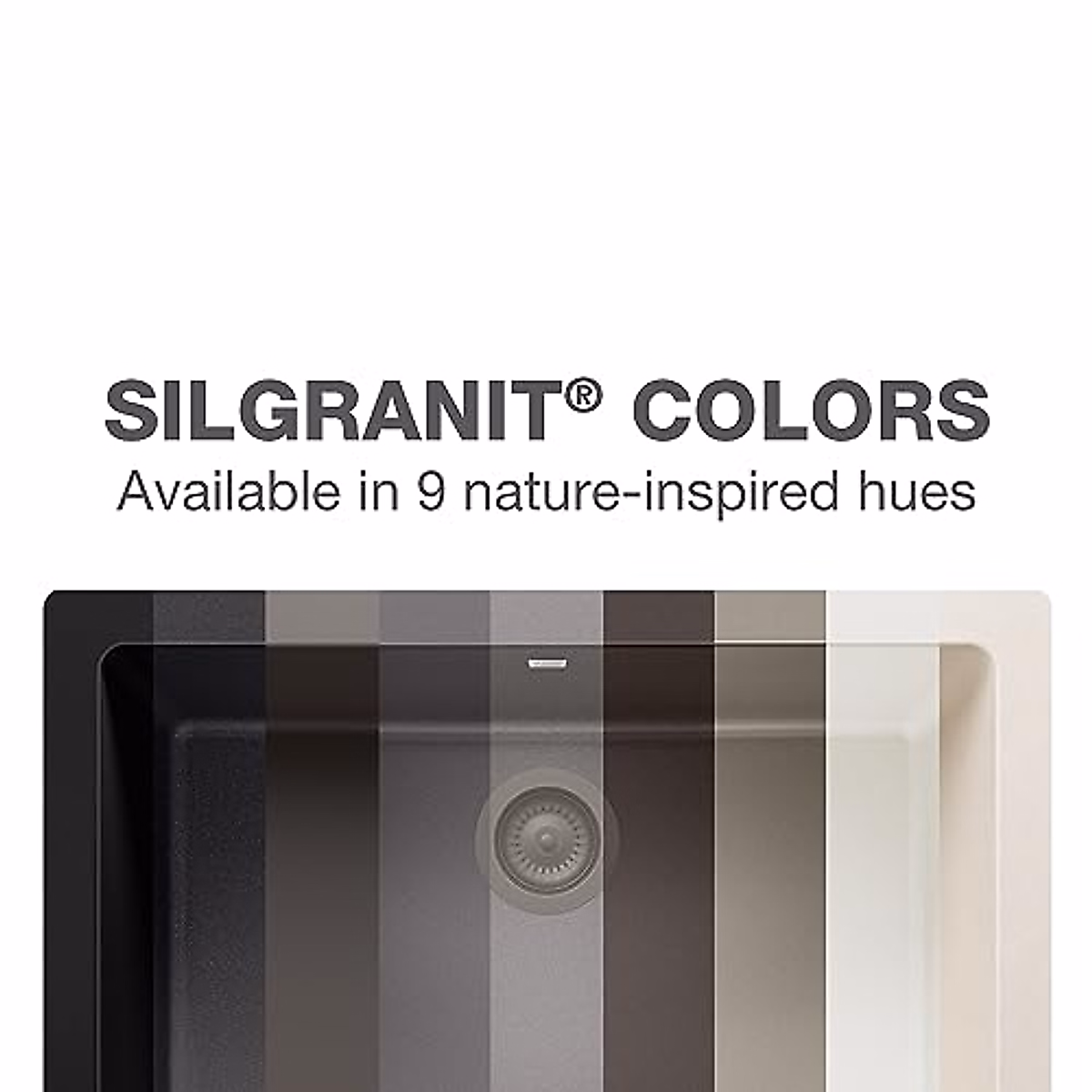 BLANCO, Anthracite 511632 RONDO SILGRANIT Drop-In or Undermount Round Bar Sink