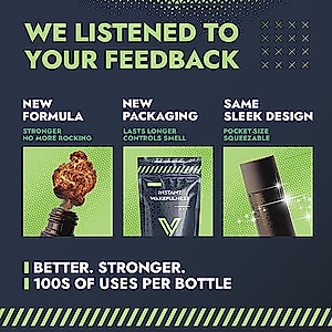 VYV Smelling Salts 2.0 Ammonia Inhalant | Stronger Formula, Enhanced Packaging | Daily Use, Instant Wake Up, Mental Reset, Focus | 100+ Uses, Squeezable, Mint Essential Oil | Weightlifters, Athletes