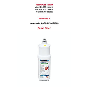 AFC Brand, water filter, Model # AFC-HZH-300-22000SK, Compatible with Hoshizaki(R) 4HC-H Filter new model #AFC-HZH-16000S Made in the USA