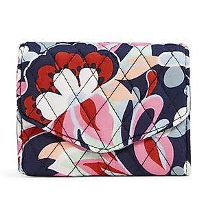 Vera Bradley RFID Mini Tri-Fold Wallet, Mod Paisley