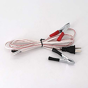 kipa 10.1 Feet 12 Volt D.C. Battery Charging Cord Replace for EU1000i EU2000i EU3000i EU3000ckag Generators # 32660-894-BCX12H Alligator Clips Durable